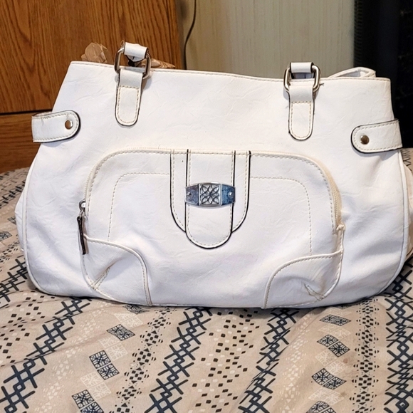 Summer White George | Bags | Summer White George Elegant Handbag Some ...